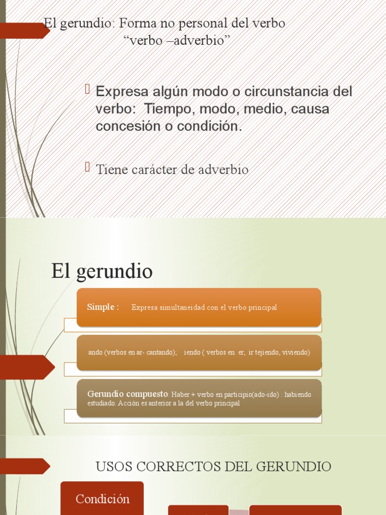 El Gerundio | PDF