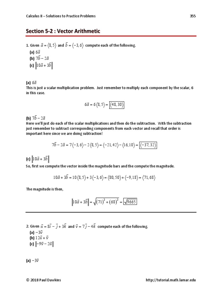 Vector Solutions Pdf Euclidean Vector Trigonometric Functions