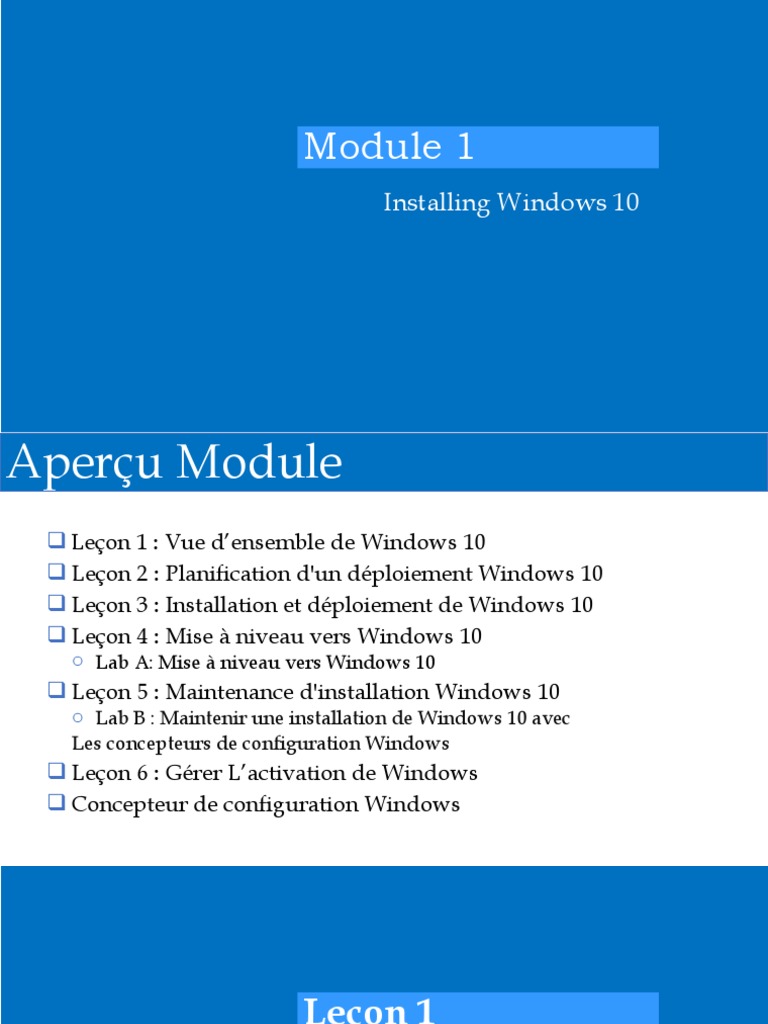 Module 1 | PDF | Windows 10 | Microsoft Windows