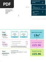 Thames Water Bill | PDF | Water Supply | Credit Bureau