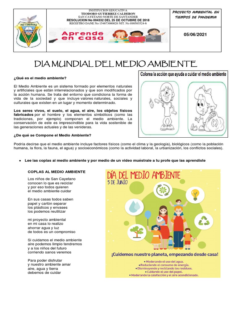 Guia Dia Mundial Del Medio Ambiente 2021 | PDF | Agua | Naturaleza