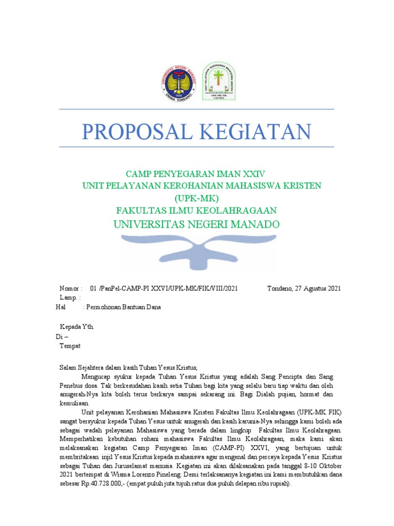 Proposal Camp Pi Xxiv | PDF