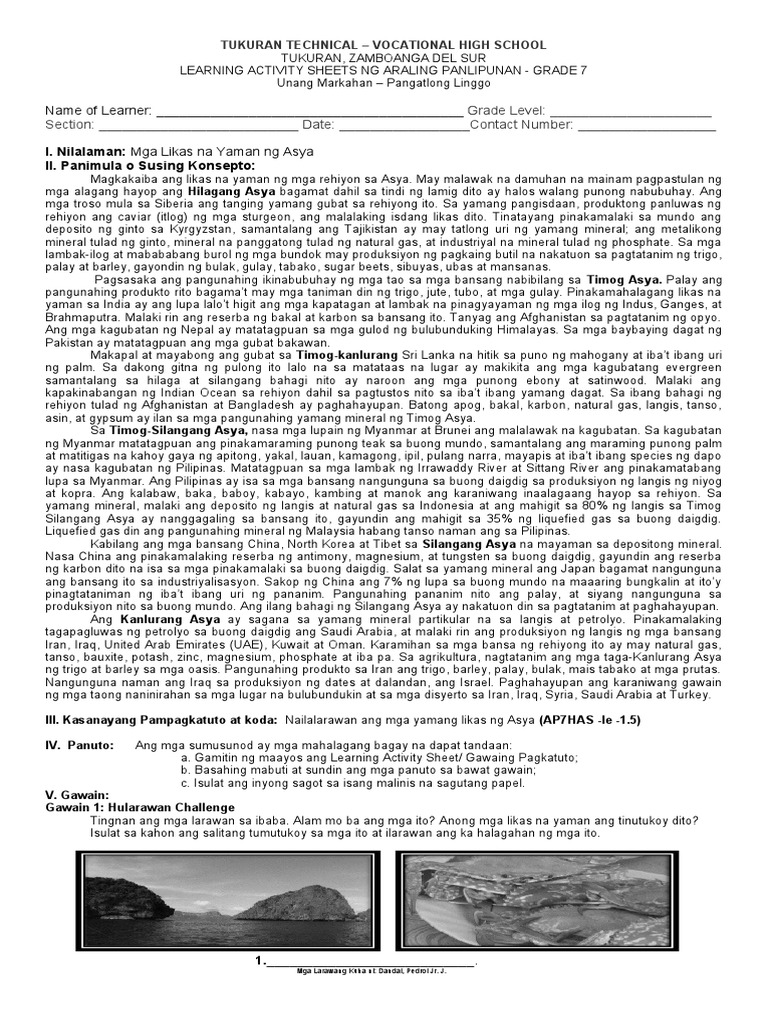 Ap7 Las Q1 W3-2021-Revised | PDF