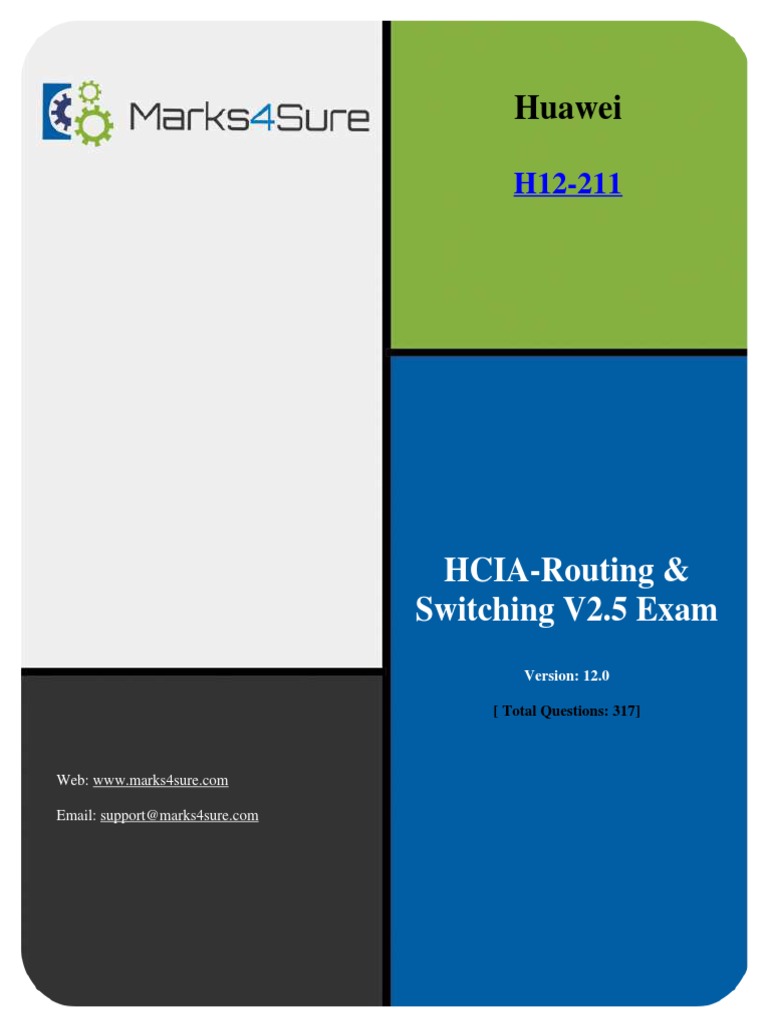 H12 211 HCIA RoutingSwitchnig V2.5 | PDF | Ip Address | Router (Computing) H12 211 HCIA RoutingSwitchnig V2.5 | PDF | Ip Address | Router (Computing)