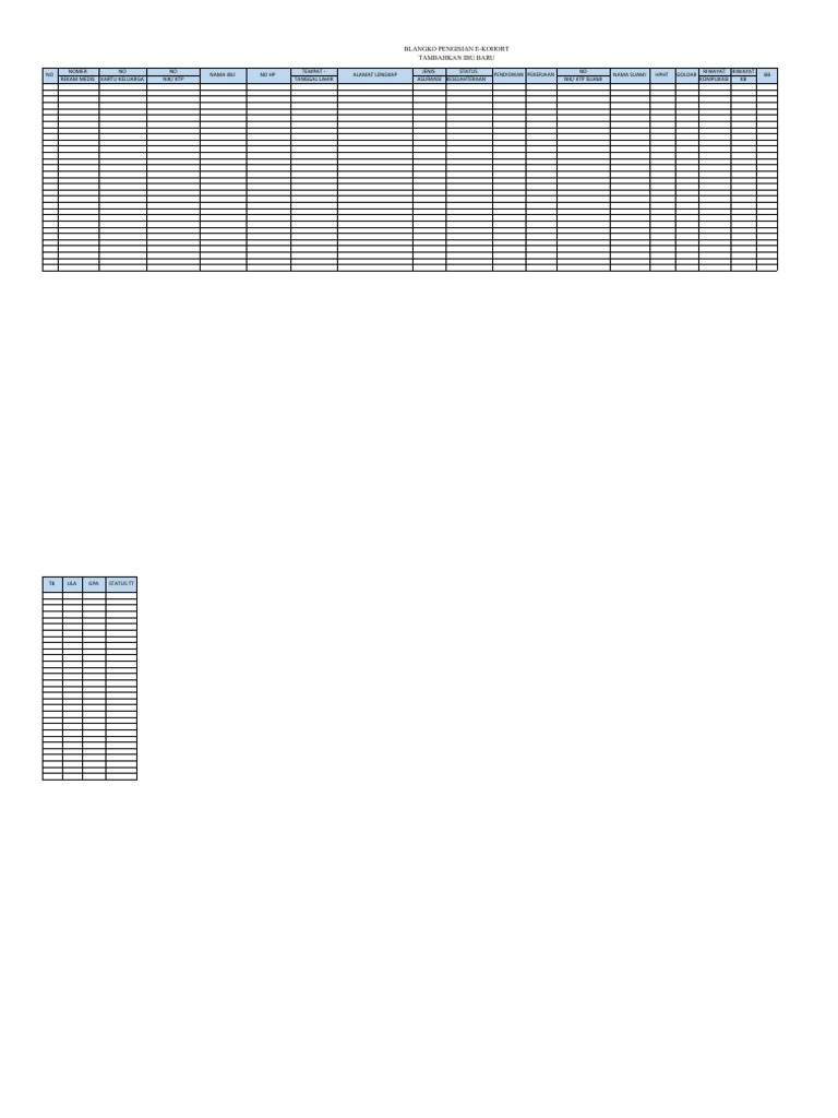 Format E-Kohort | PDF