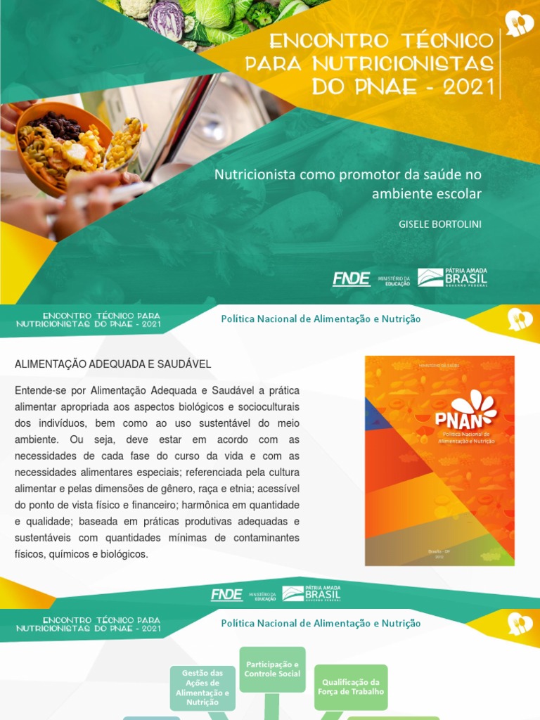 Nutricionista Como Promotor Da Saúde No Ambiente Escolar: Gisele ...