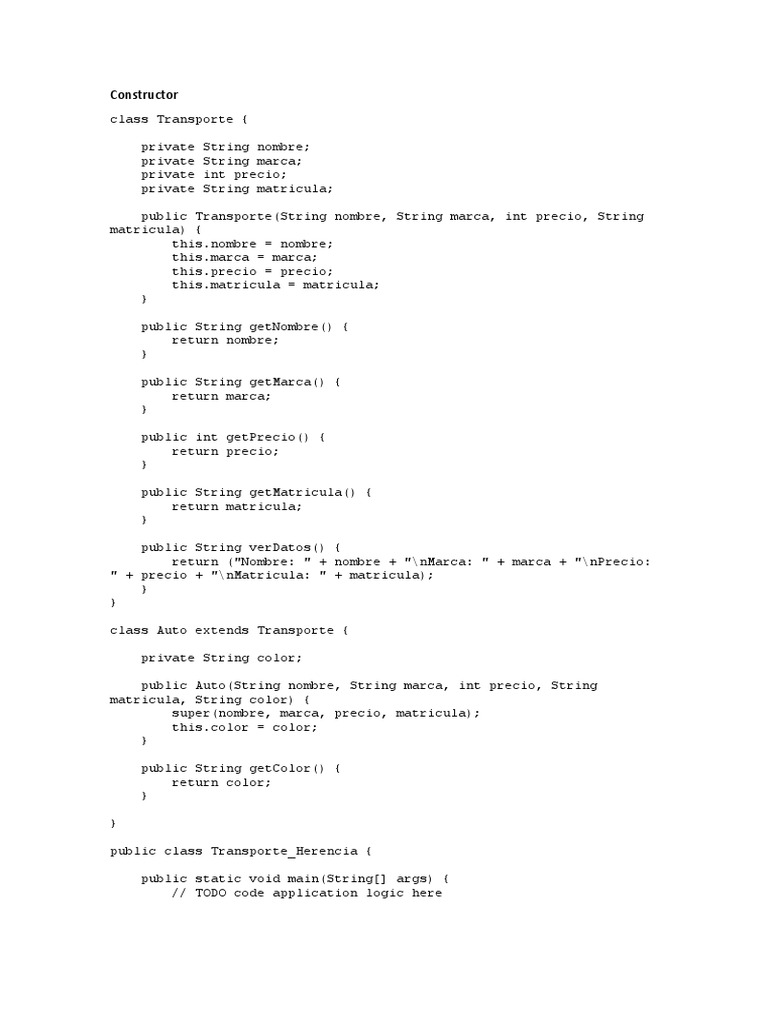 Constructor Pdf Programación Orientada A Objetos Paradigmas De
