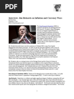 Jim Sinclair On Gold and The World Financial System | PDF | Inflation ...