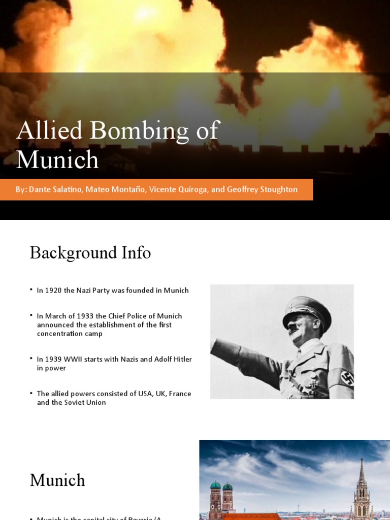 Allied Bombing Campaign of Munich | PDF | Nazi Germany | Allies Of ...