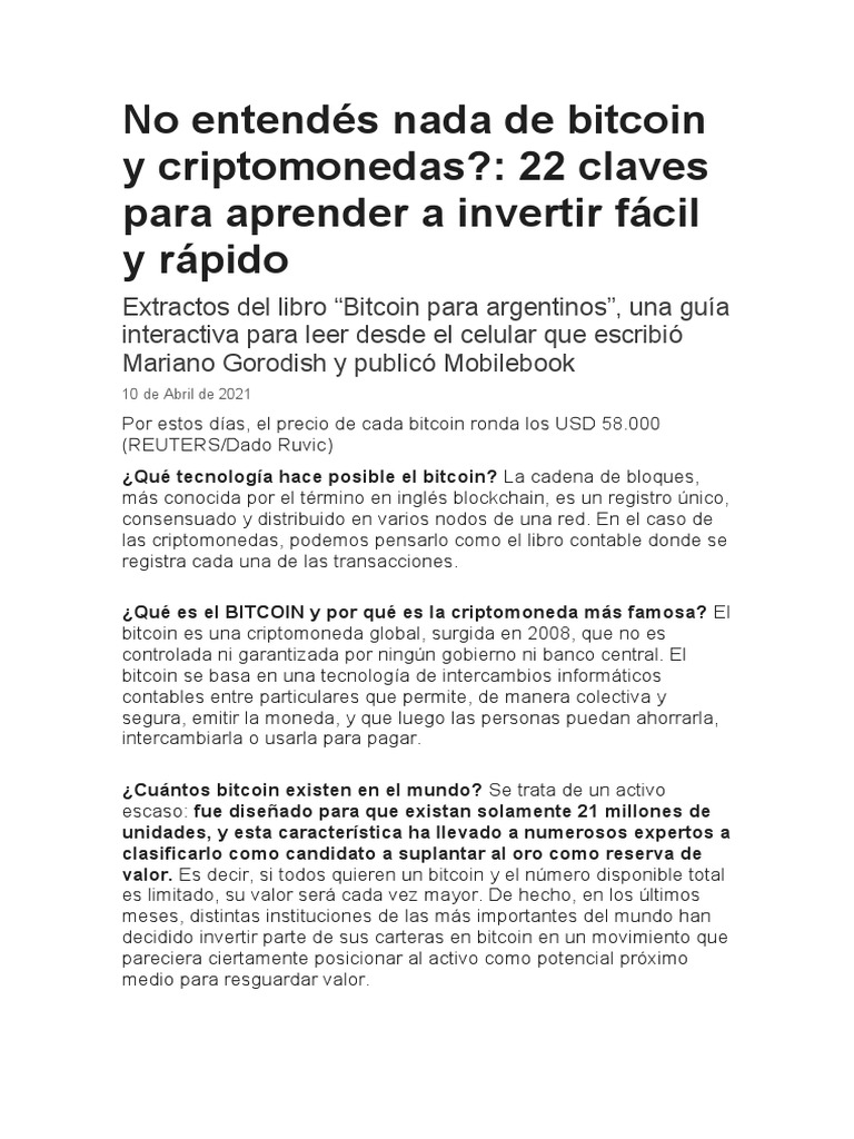 Introducción A CRIPTO | PDF | Bitcoin | Criptomoneda
