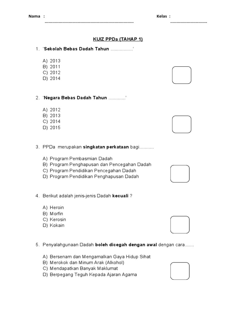 KUIZ PPDa