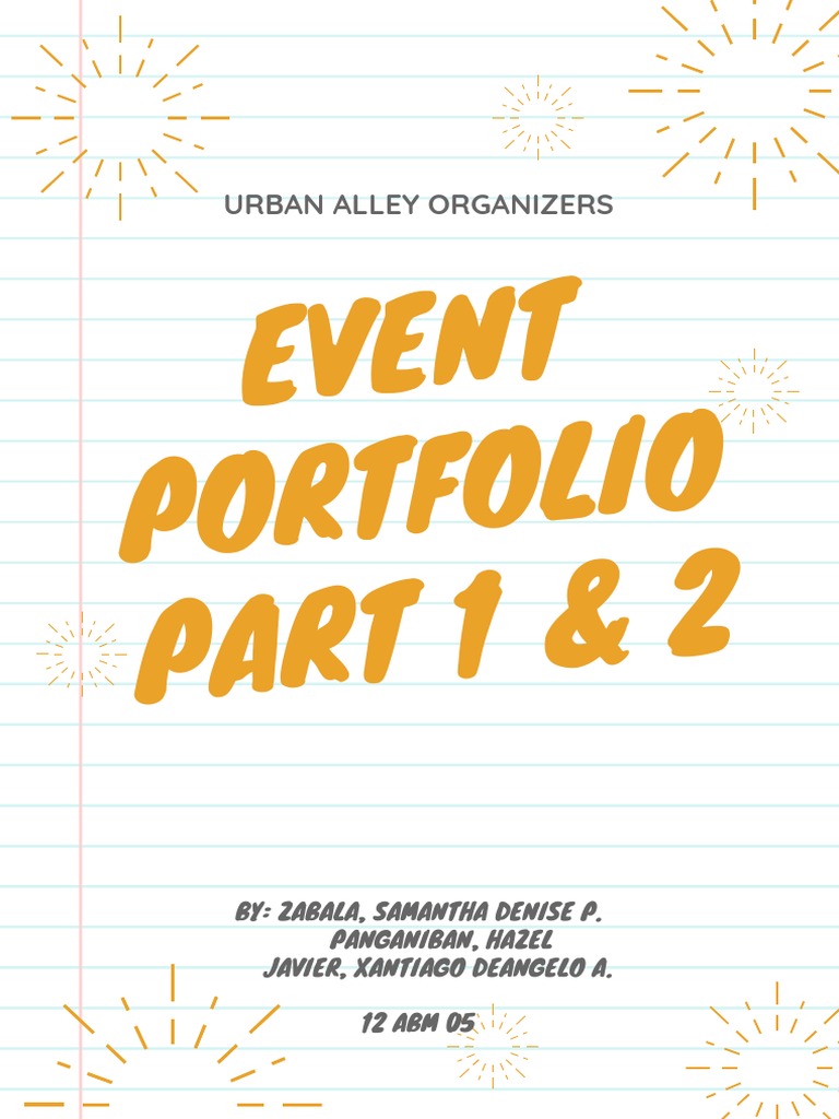 Urban Alley Event Management Portfolio | PDF | Home & Garden