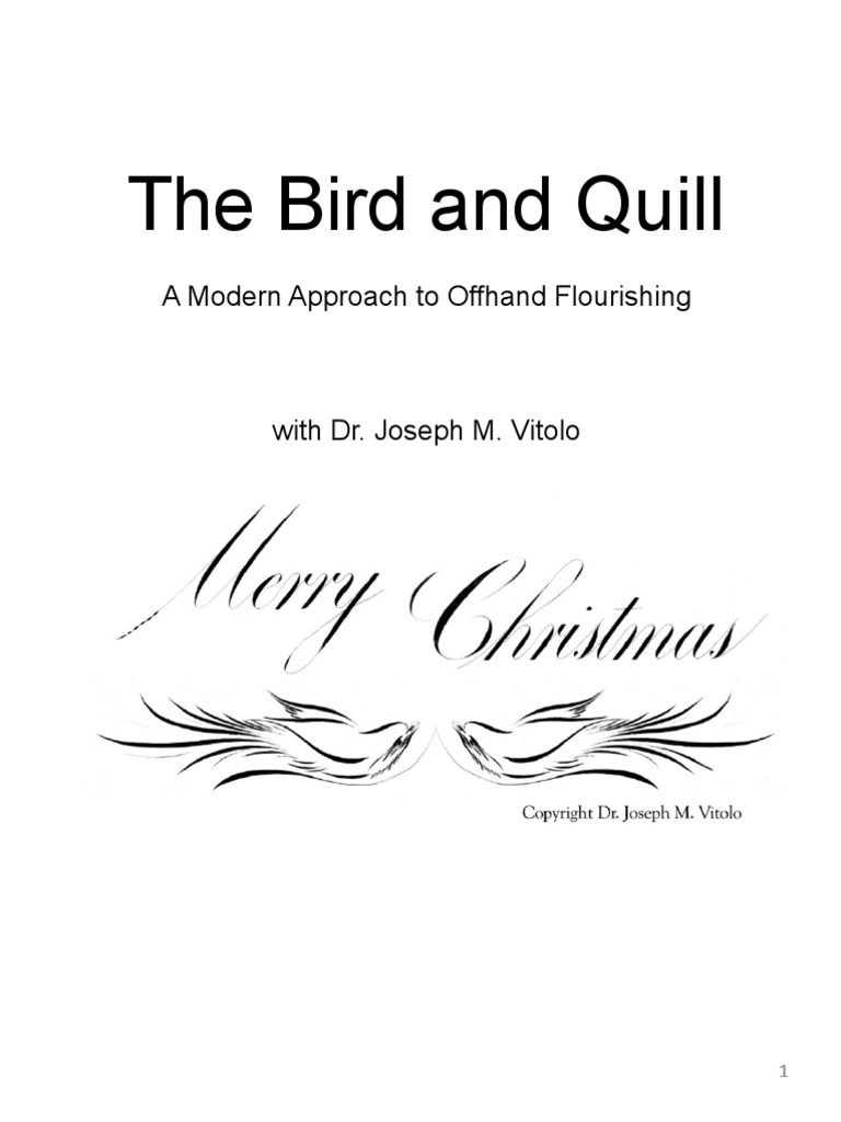 Vitolo Offhand Flourishing | PDF | Writing | Stationery