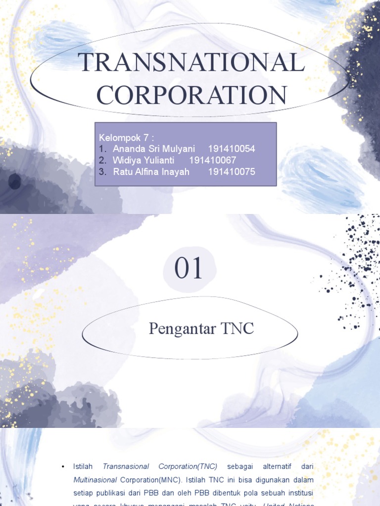 Transnasional Corporation | PDF