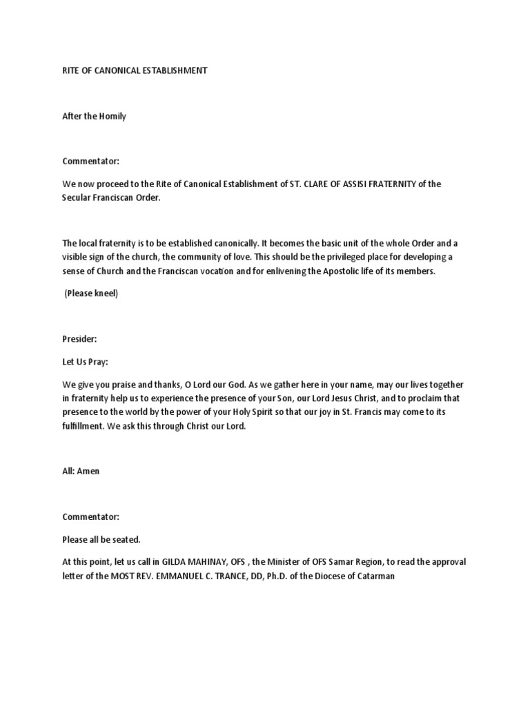 Rite of Canonic-Wps Office | PDF