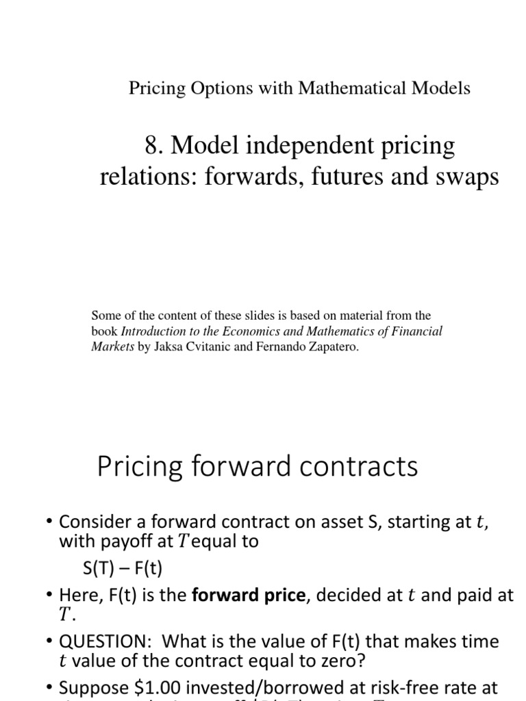 Unit 3 Slides | PDF | Futures Contract | Option (Finance)