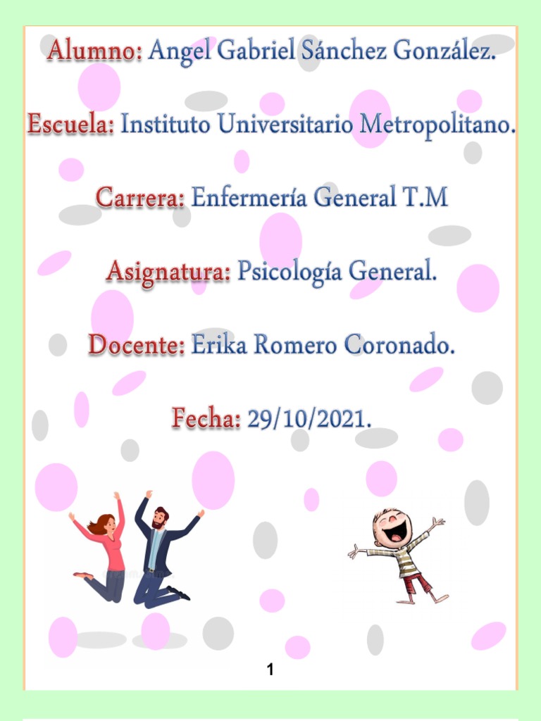 PROYECTO DE PSICOLOGÍA | PDF | Aprendizaje | Las emociones