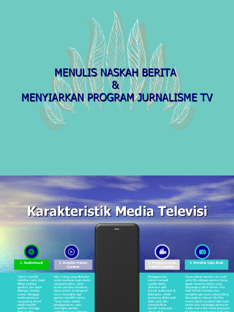 Menyiarkan Program Jurnalisme TV | PDF | Seni