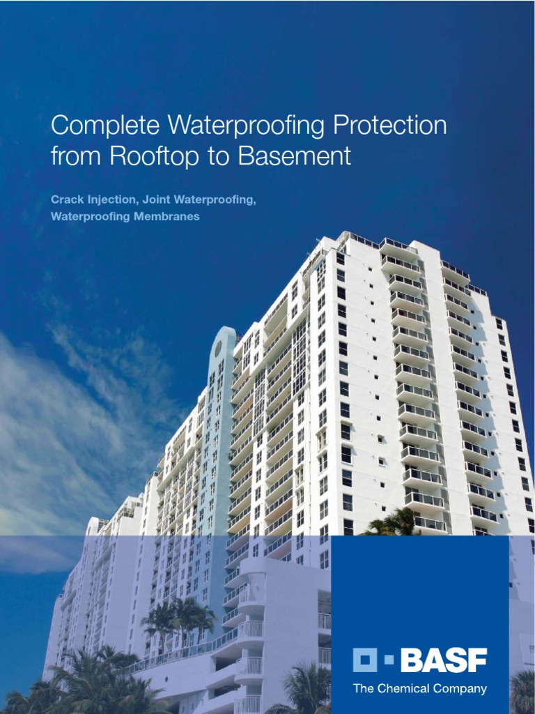BASF Waterproofing System | PDF | Building Technology | Materials