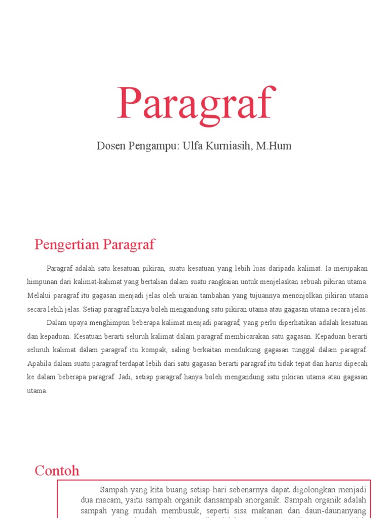 Paragraf | PDF