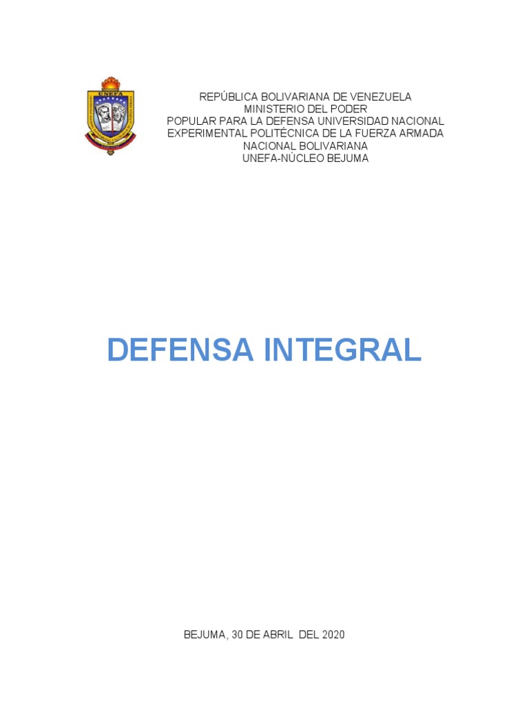 Voces de Mando en la Fuerza Armada Venezolana | PDF | Fuerzas militares ...