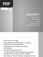 Microsoft Core Values and Culture | PDF | Career & Growth