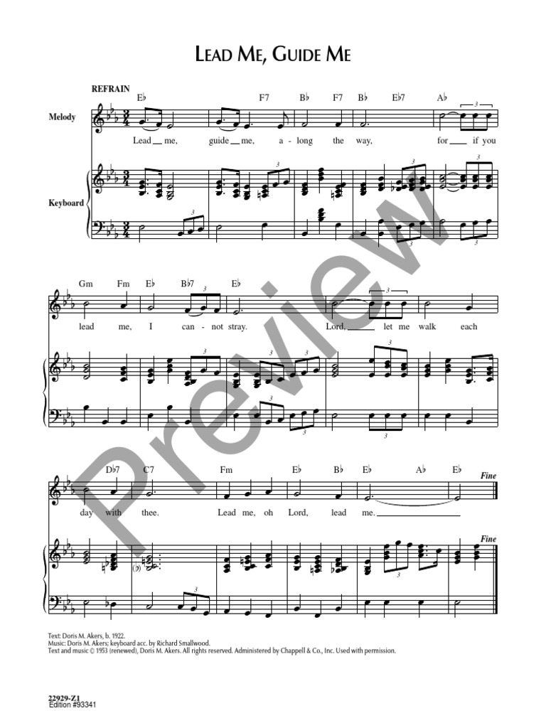 Lead Me Guide Me | PDF