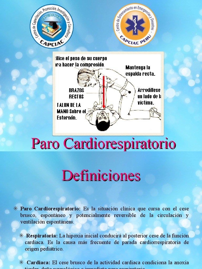 Guía Completa sobre Paro Cardiorespiratorio | PDF | Paro cardíaco ...