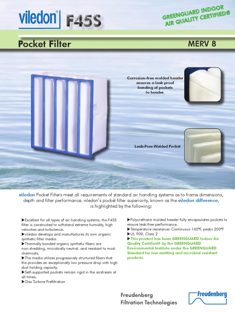 Catalogo Filtro VILEDON F45 S 1 1 | PDF | Chemistry | Applied And ...