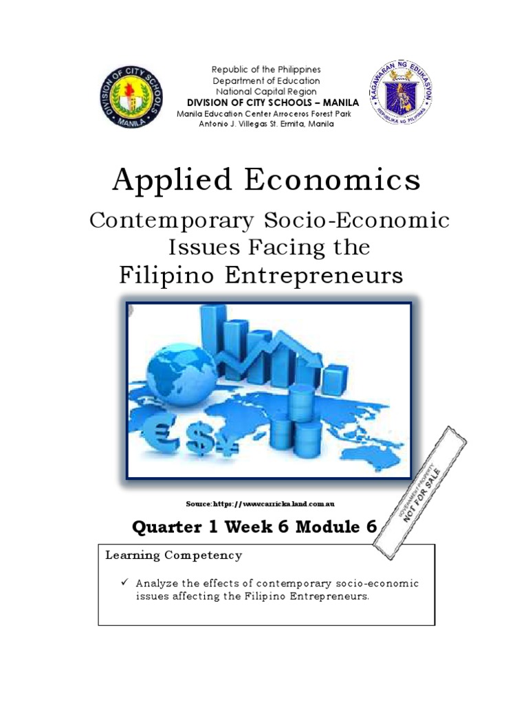Applied Economics: Filipino Entrepreneurs | PDF | Profit (Economics ...