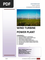 Wind Turbine Parts & Functions | PDF | Gear | Wind Turbine