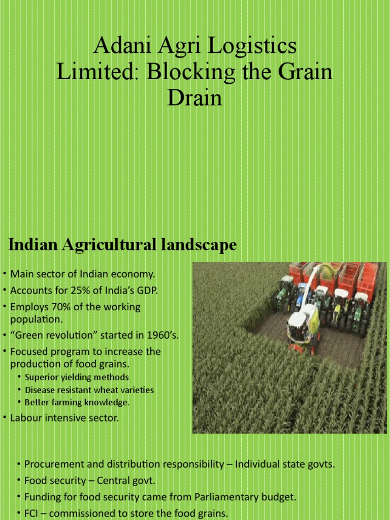 Final - Adani Agri Logistics Limited | PDF | Agriculture | Economies