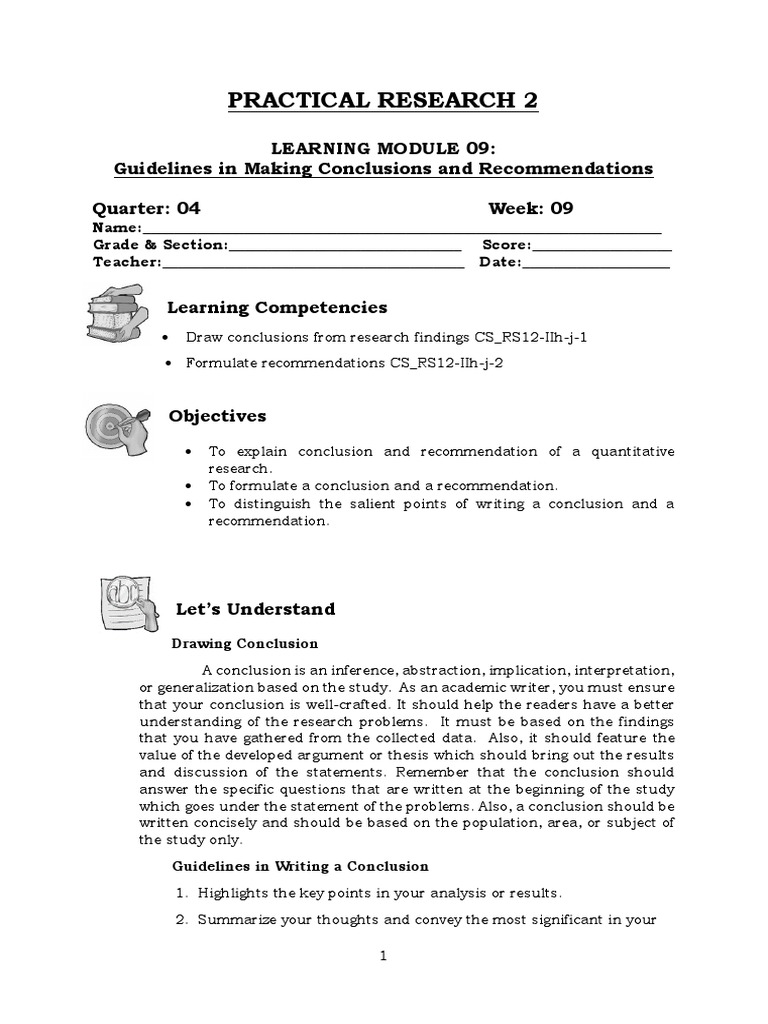 Practical Research 2 Quarter 4 Module 9 | PDF | Argument | Methodology