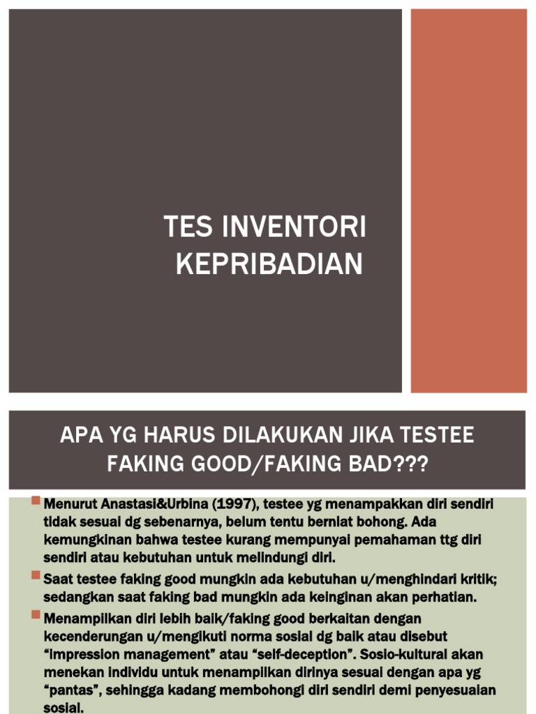 Psikotes EPPS | PDF