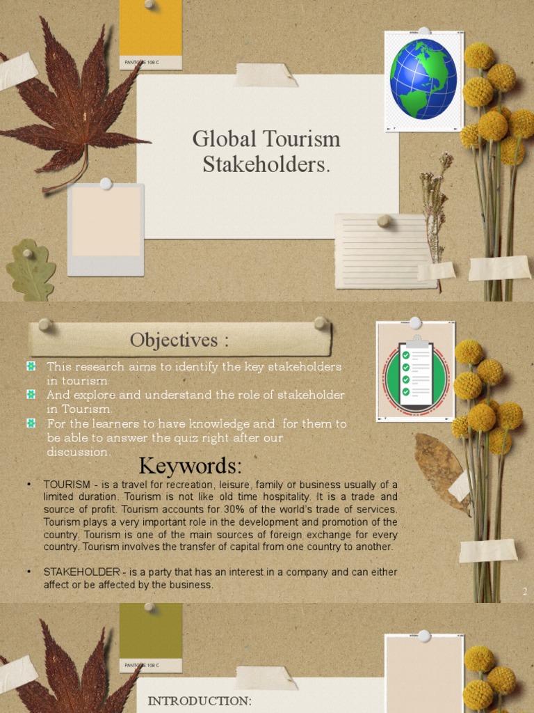 Global Tourism Stakeholders. | PDF | Tourism | Infrastructure