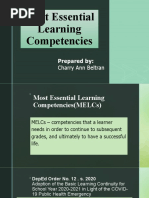 DepEd MELC 2024 Overview and Purpose | PDF
