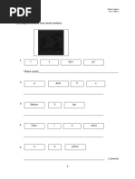 Monthly Test - English - Year 2 | PDF | Teaching Methods & Materials