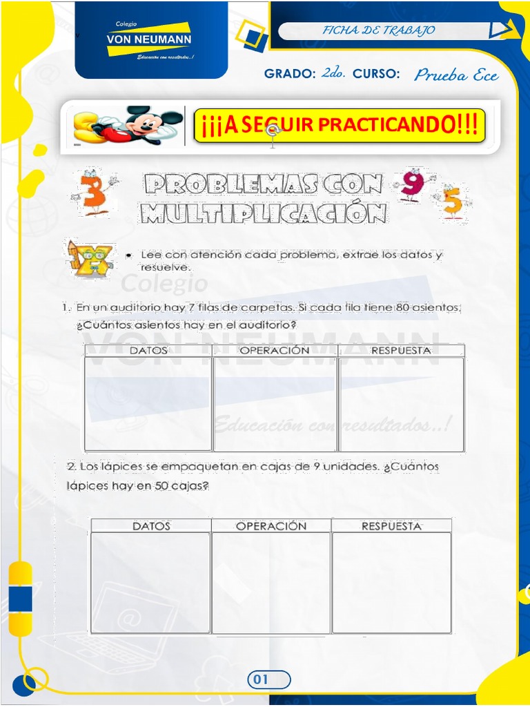 FICHA Prueba Ece - SEM 4 | PDF