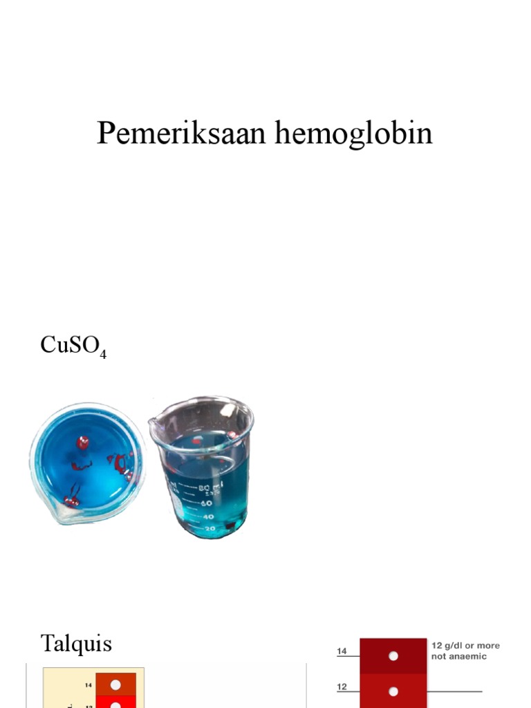 Pemeriksaan Hemoglobin | PDF
