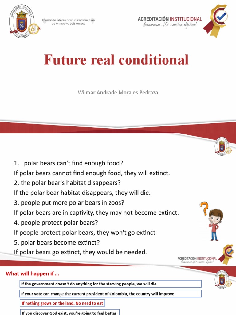 Future Real Conditional: Wilmar Andrade Morales Pedraza | PDF