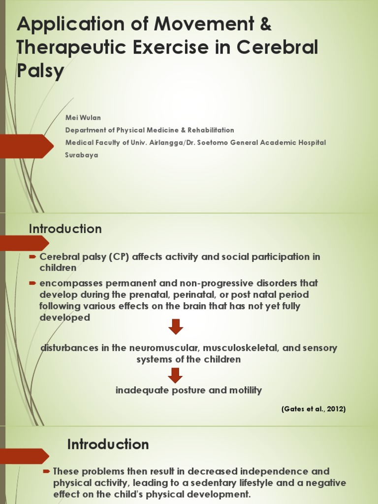 Materi PIR - Dr. S M Mei Wulan, SP - KFR-K Application of Movement ...