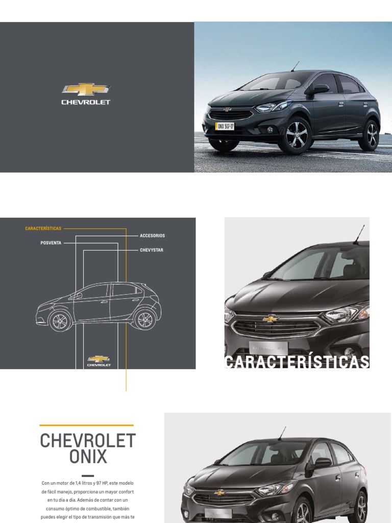 Características del Chevrolet Onix 2023 | PDF | Smartphone | Airbag