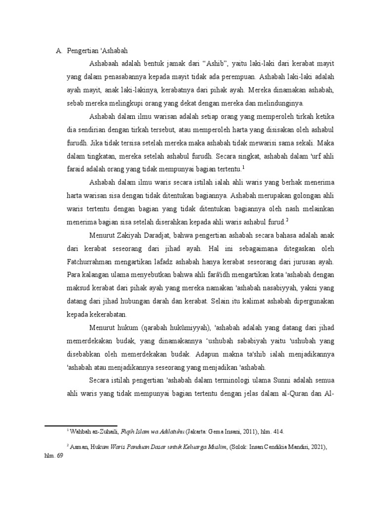 Ashabah Dan Hijab | PDF