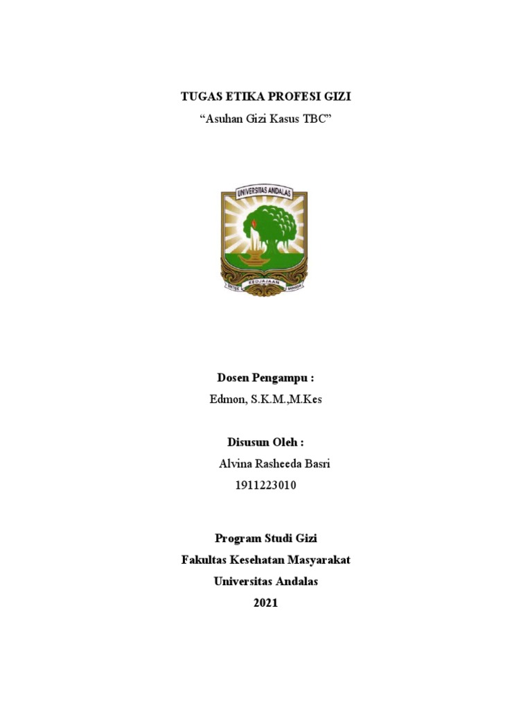 Asuhan Gizi untuk Kasus TBC | PDF