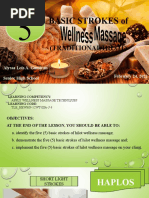 CORE 3 Apply Hilot Wellness Massage Techniques | PDF | Infection Control | Hygiene