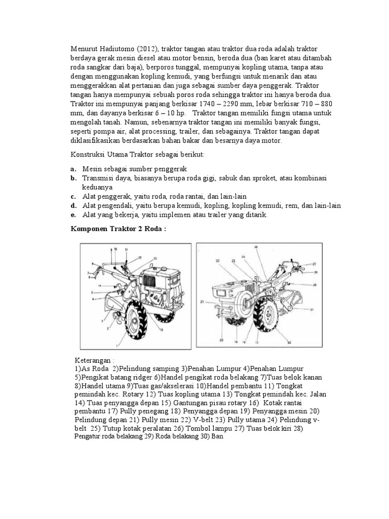 Traktor Roda 2 | PDF | Griya & Taman