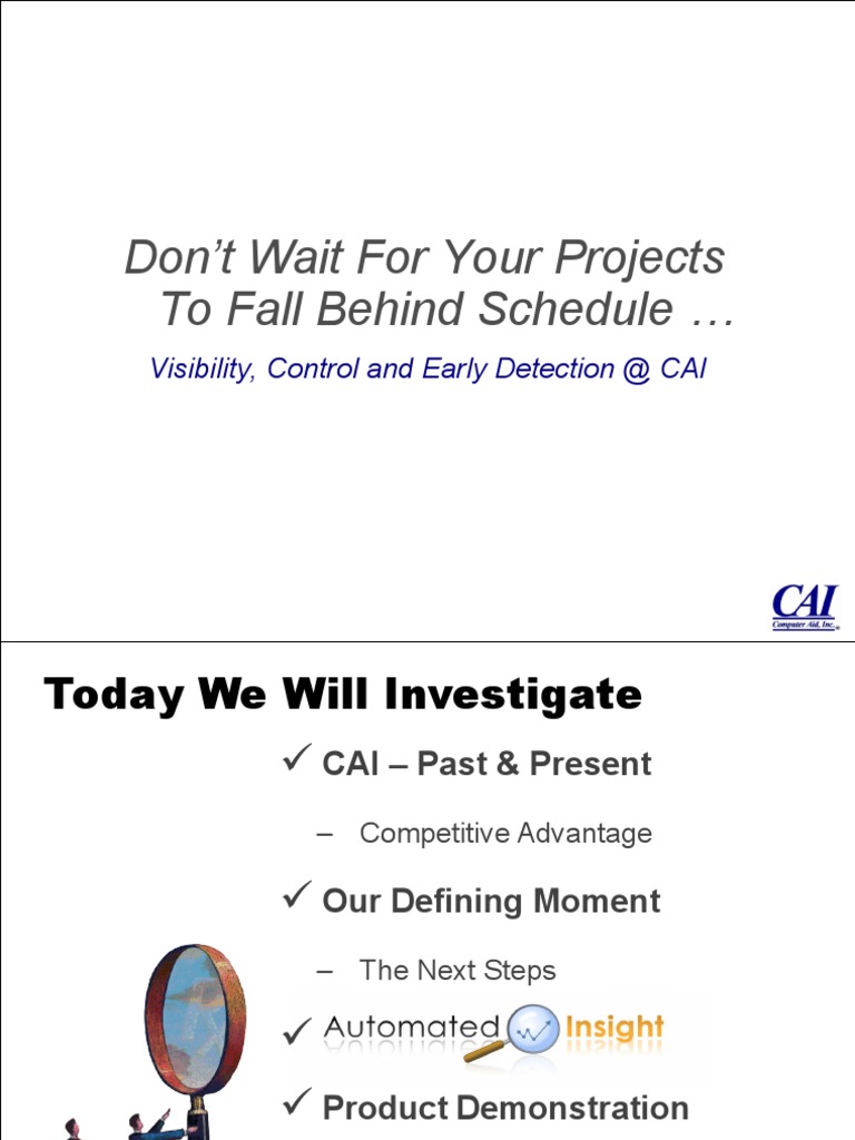 03 Automated Insight (Managing SW Risk) v3 | PDF | Insight | Risk ...