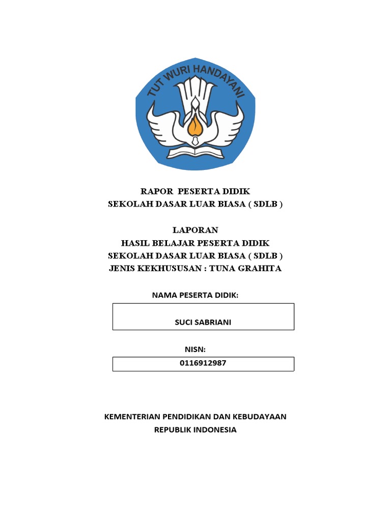 Blangko Raport SDLB | PDF