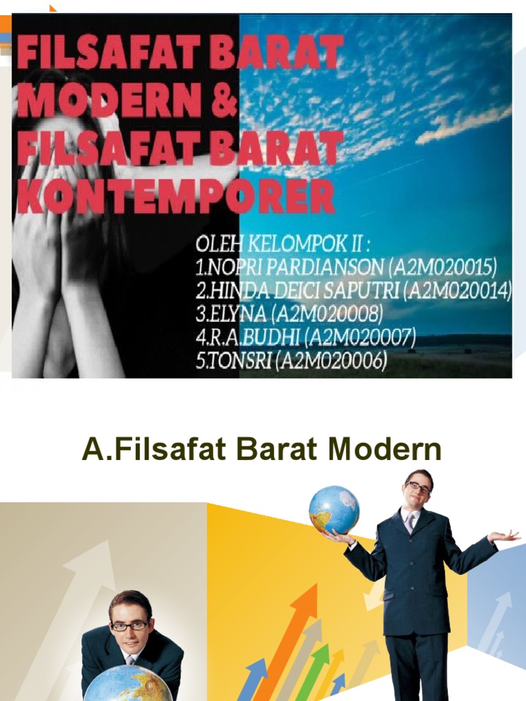 Filsafat Modern & Kontemporer Kelompok 2 | PDF | Ilmu Sosial | Filsafat