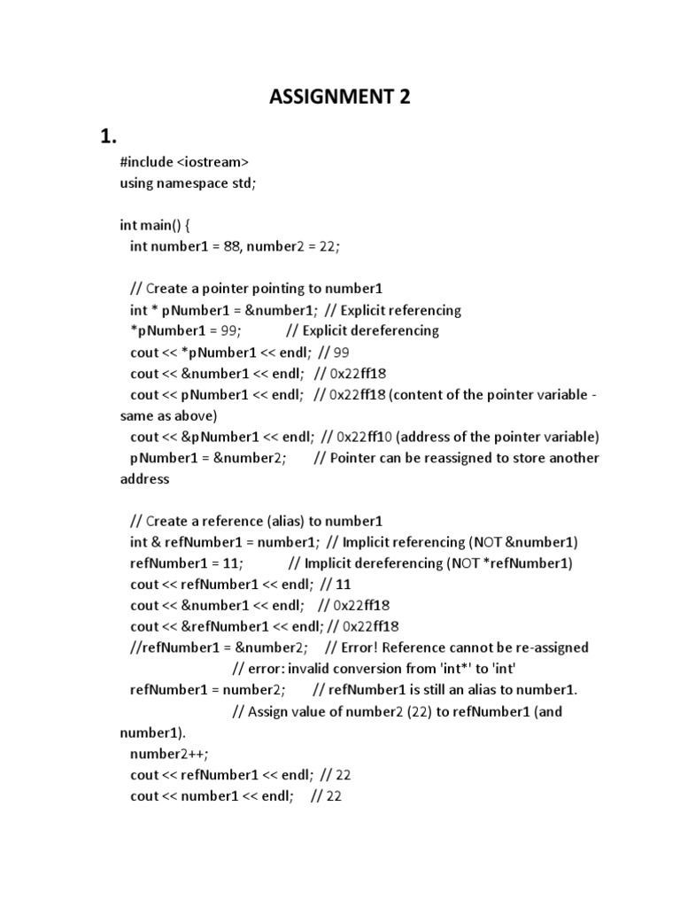 Assignment 2 1 Pdf Pointer Computer Programming Parameter Computer Programming